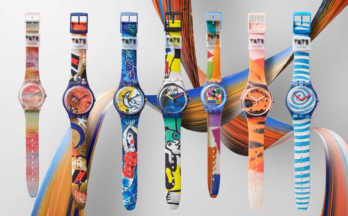 Une nouvelle collection de montres Swatch co-créées avec la Tate Gallery