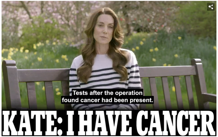«Le choc du cancer de Kate» : la presse britannique en émoi après les ...