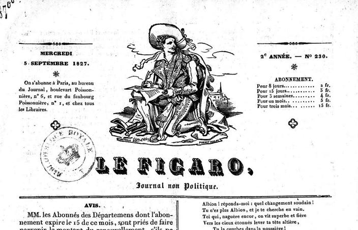 200 ans du Figaro : deux siècles de logos et de devises
