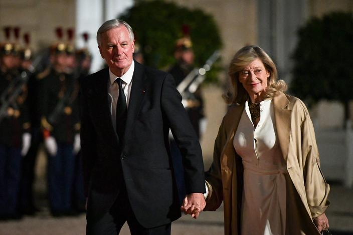 Michel Barnier : sa première apparition officielle avec son épouse ...
