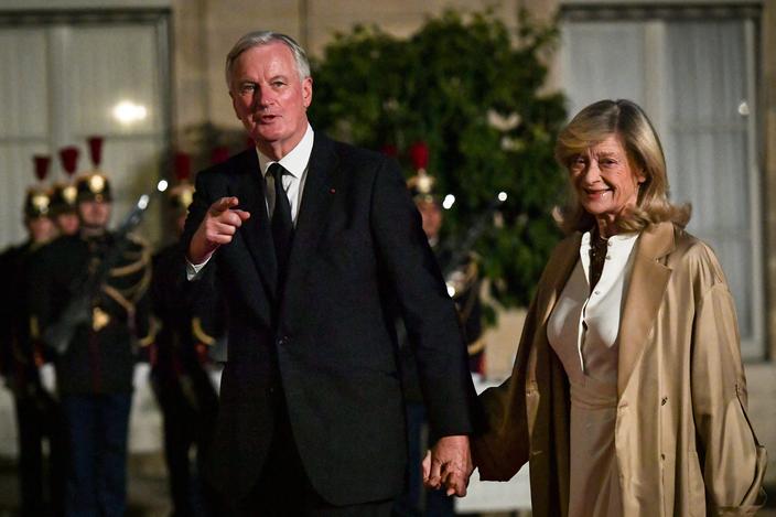 Michel Barnier : sa première apparition officielle avec son épouse ...