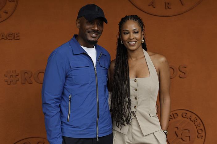 Harry Roselmack amoureux à Roland-Garros : il pose avec sa nouvelle ...