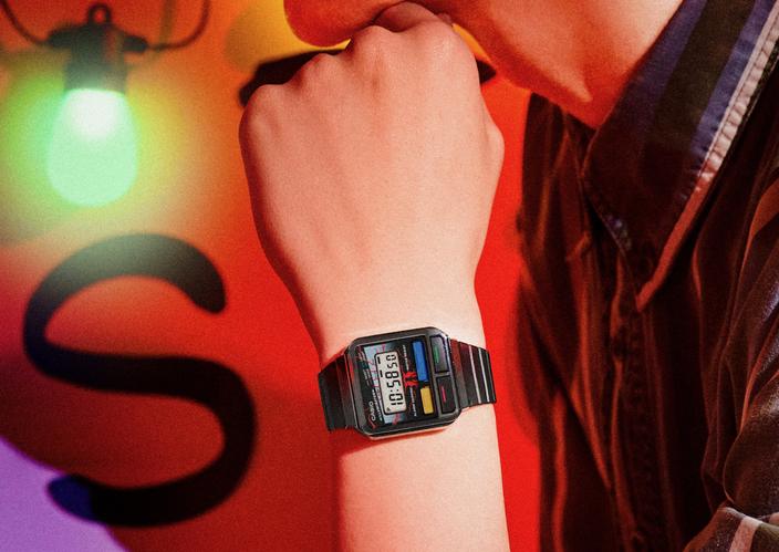 Une montre Casio Vintage très années 1980 pour la série Stranger Things