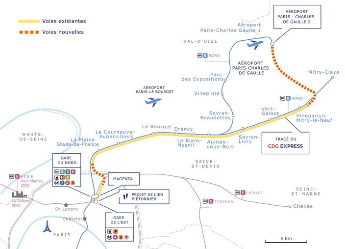CDG Express : une date enfin fixée pour la navette directe entre Paris ...