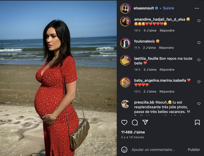 Elsa Esnoult enceinte de son premier enfant à 36 ans : la future maman ...