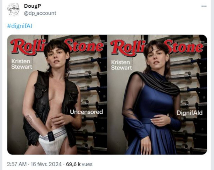 DignifAI, l'application qui «rhabille» les femmes sur Internet et fait ...