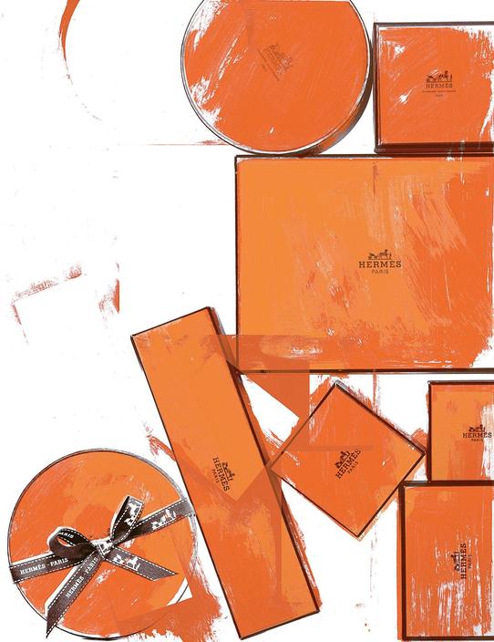 Orange Hermès, rouge Valentino… comment les couleurs du luxe frappent ...