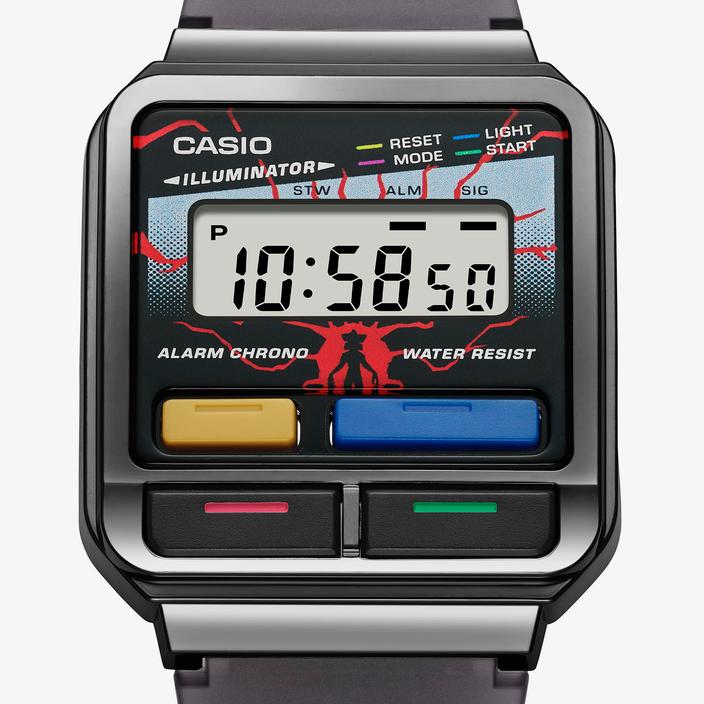 Une montre Casio Vintage très années 1980 pour la série Stranger Things