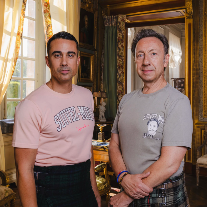 Stéphane Bern, son compagnon Yori Bailleres et leur collection de mode ...