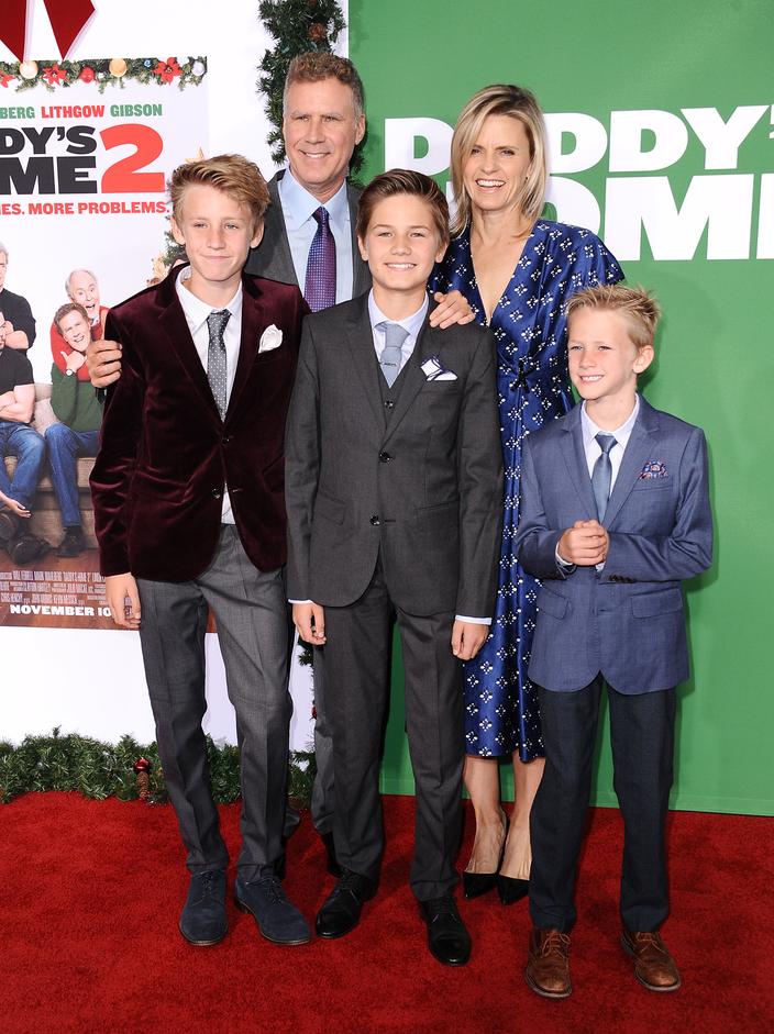 Will Ferrell, sa femme et ses trois fils : cette rare photo de famille ...