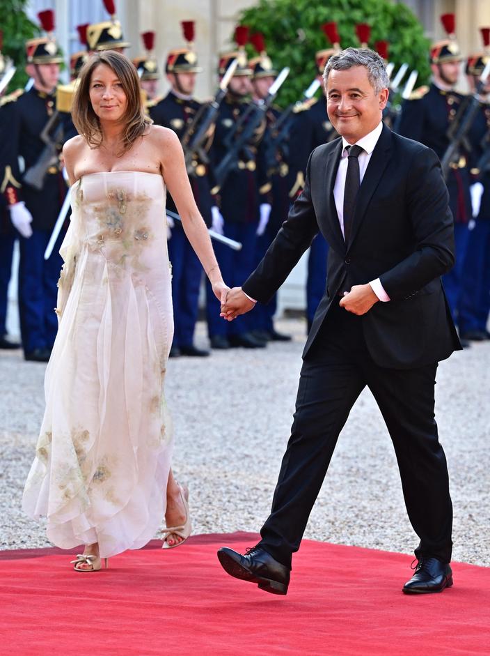 Gérald Darmanin et sa femme Rose-Marie sur leur 31 à l’Élysée : rare ...