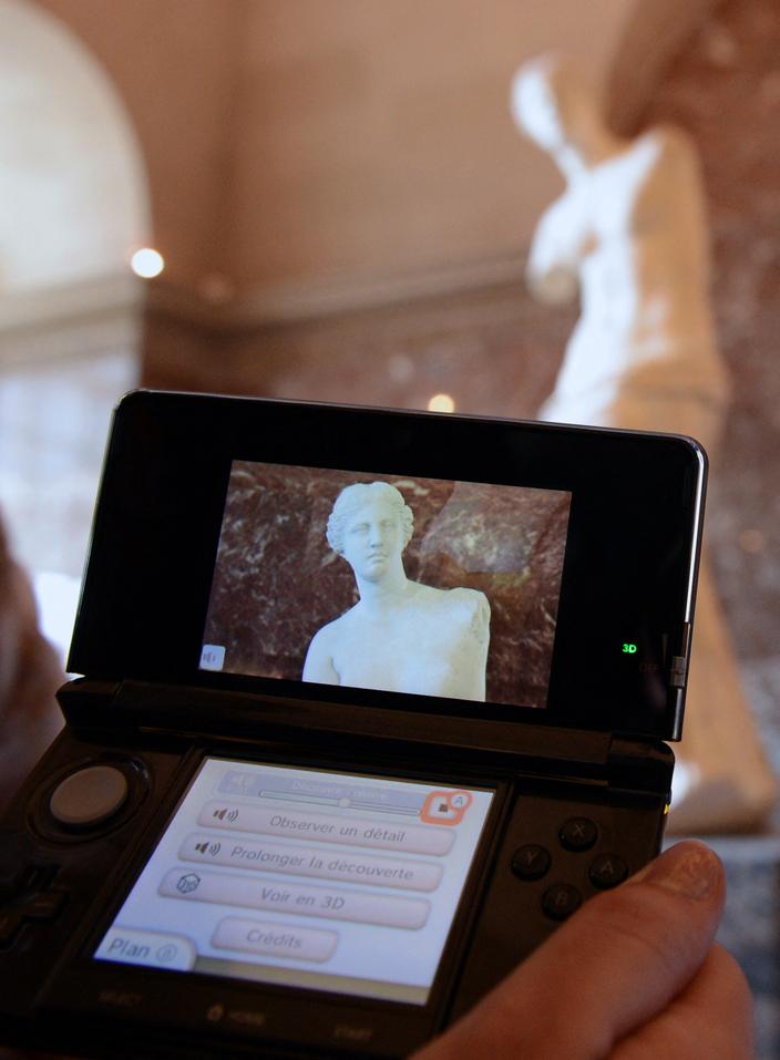 Le Louvre se sépare de la Nintendo 3DS, emblématique guide de visite du ...