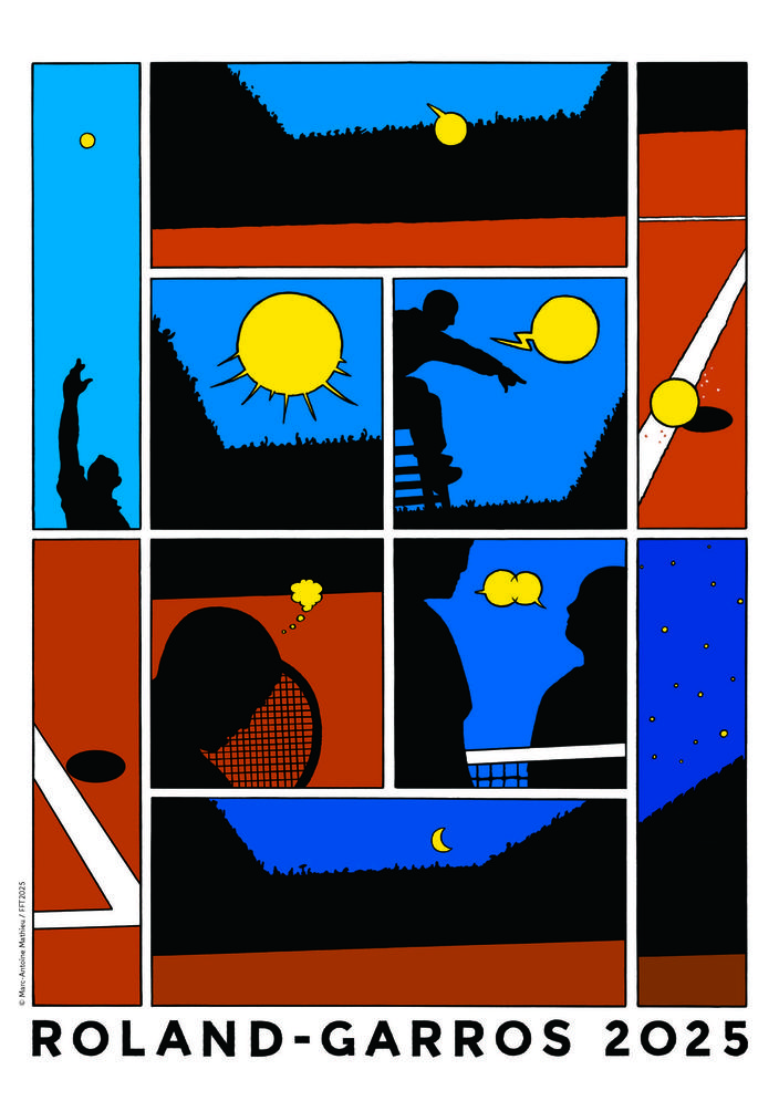 Roland-Garros : l’affiche de l’édition 2025 dévoilée
