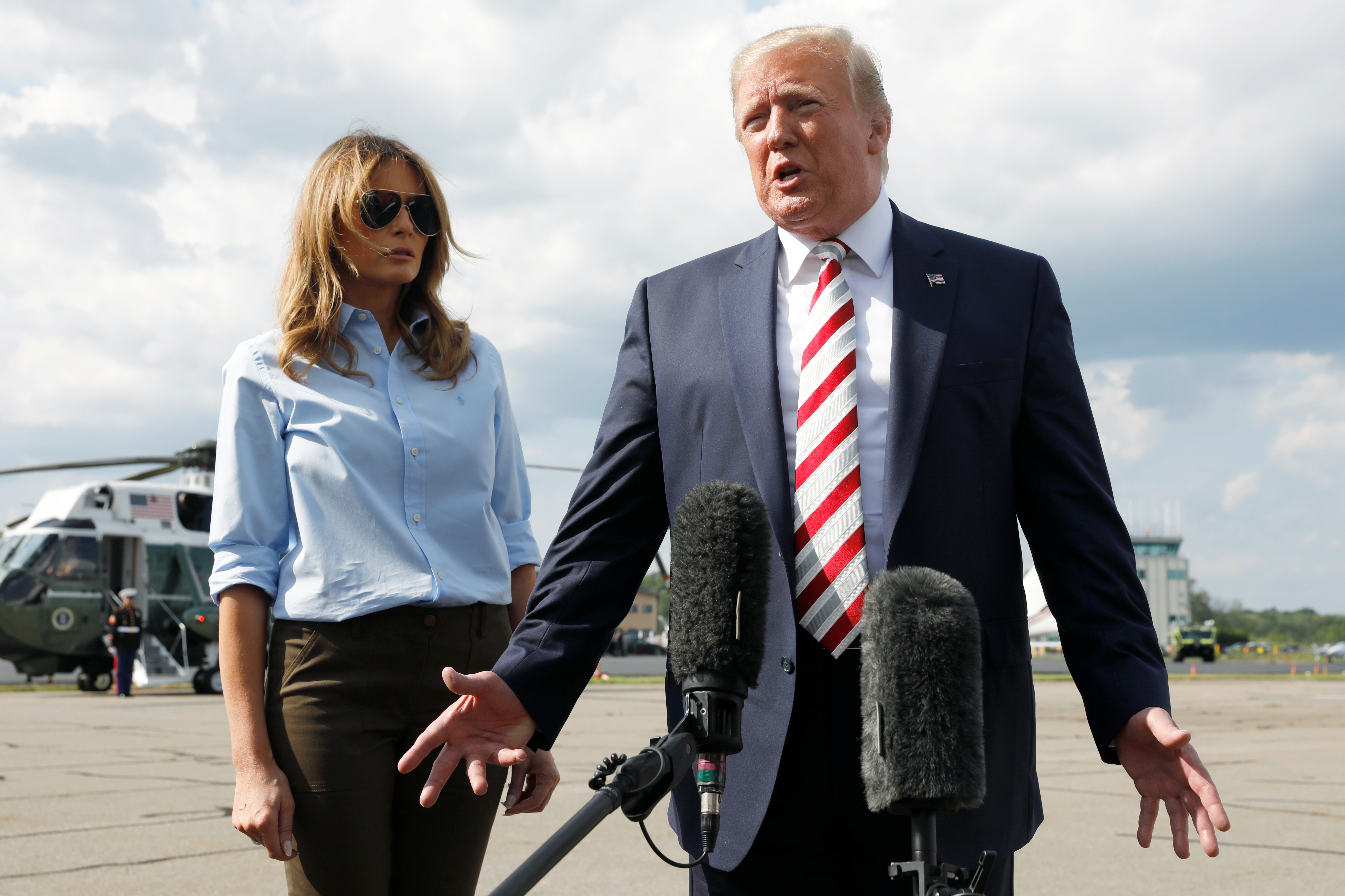 La «haine Na Pas Sa Place Aux États Unis Dit Trump Après Les Fusillades