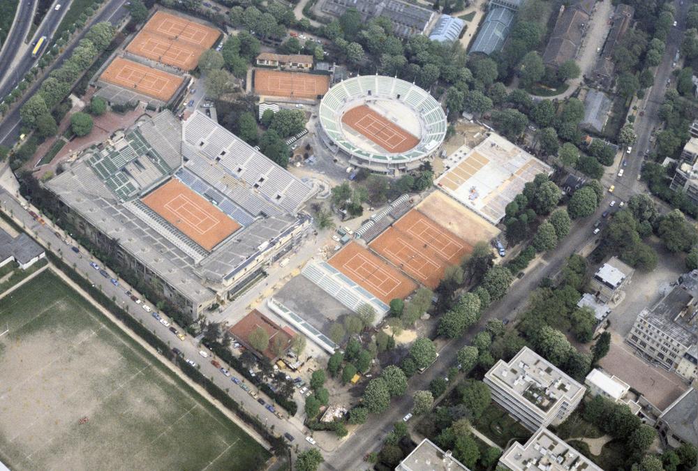Le site de Roland-Garros au fil des époques