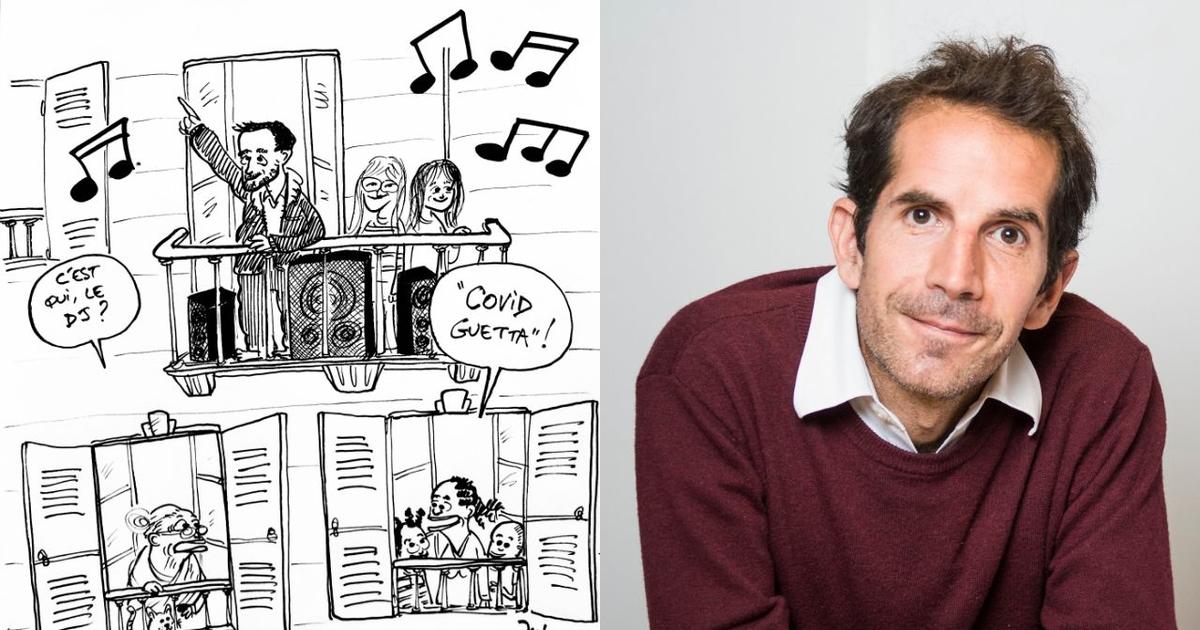 Le dessinateur Jul devient DJ «Covid Guetta» pour égayer son quartier ...