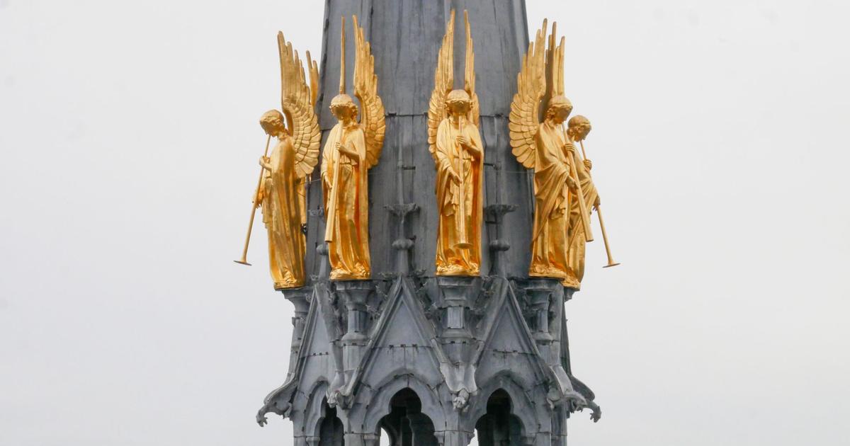 Nantes: treize ans après, les huit anges d’or réapparaissent