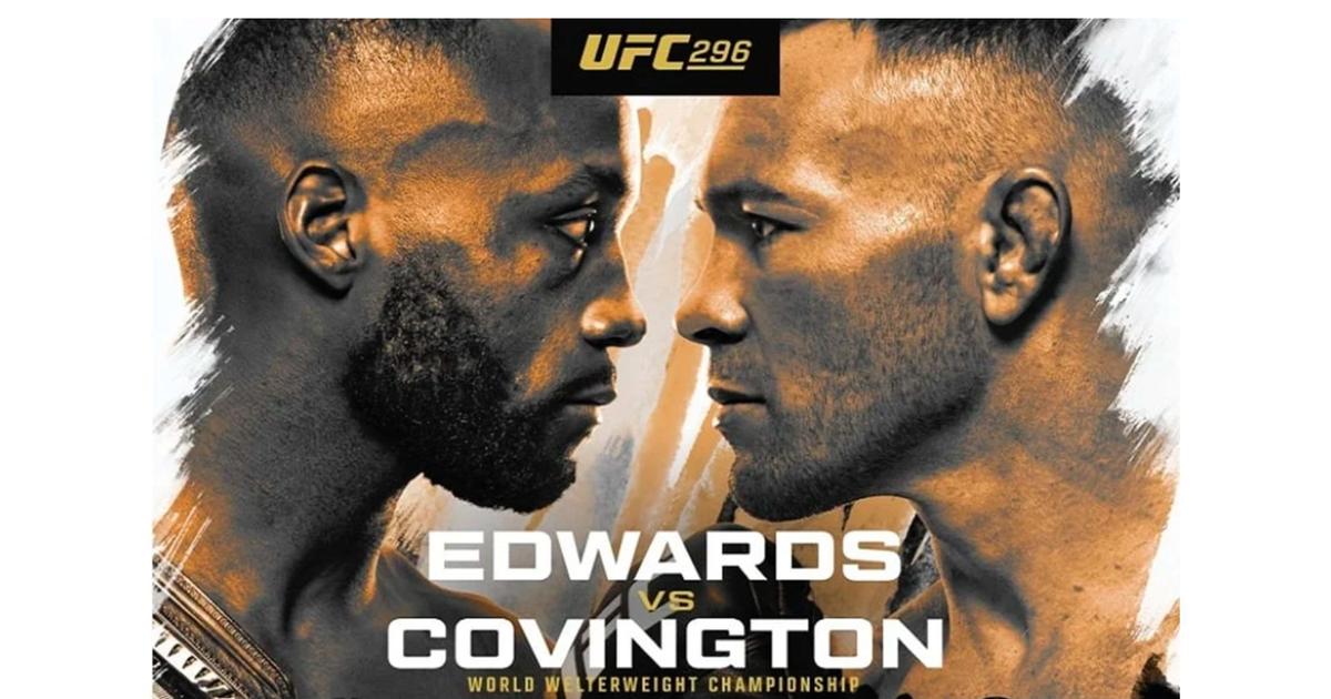 UFC 296 Edwards vs Colvington: à quelle heure et sur quelle chaîne voir ...