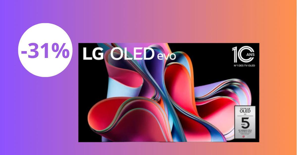 C’est une folie, profitez de -31% sur la TV LG OLED 55G3 sur Son-Vidéo.com!