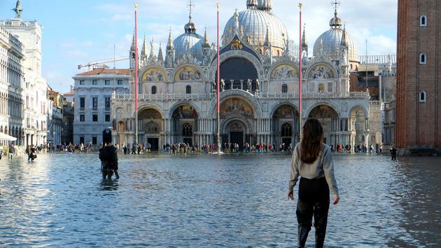 Les images impressionnantes de Venise sous les eaux