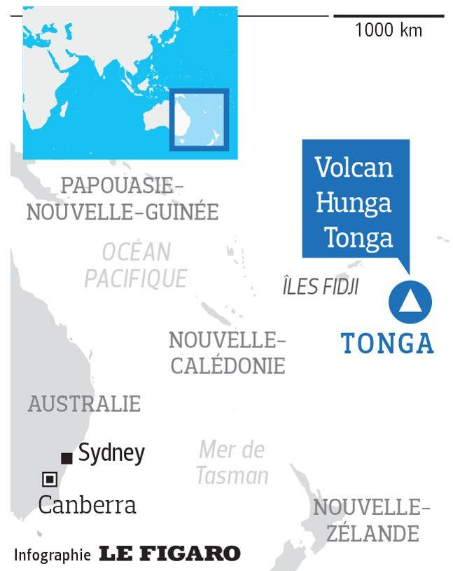 Éruption record pour le volcan sous-marin Hunga Tonga