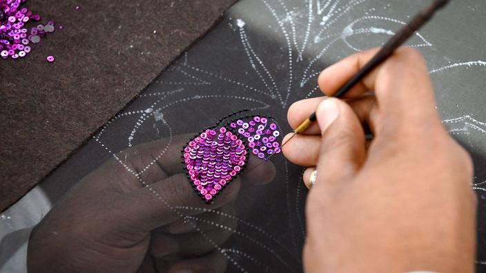 Karishma Swali, l’âme de la broderie indienne
