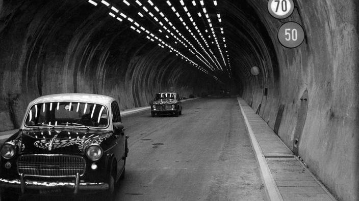 Le tunnel du Mont-Blanc était inauguré le 16 juillet 1965