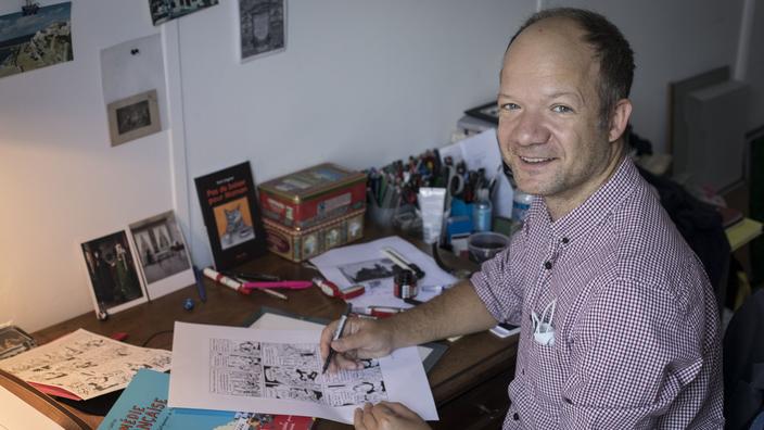 Mathieu Sapin, l’alliance de la BD et de la politique