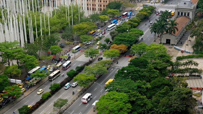À Medellin, des «corridors verts» pour rafraîchir la ville