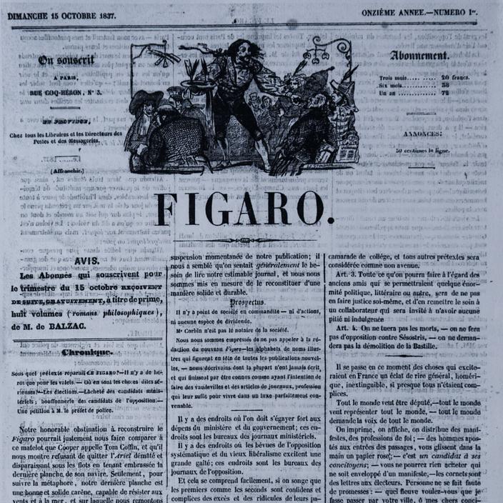 Le 16 novembre 1866, Le Figaro devenait quotidien