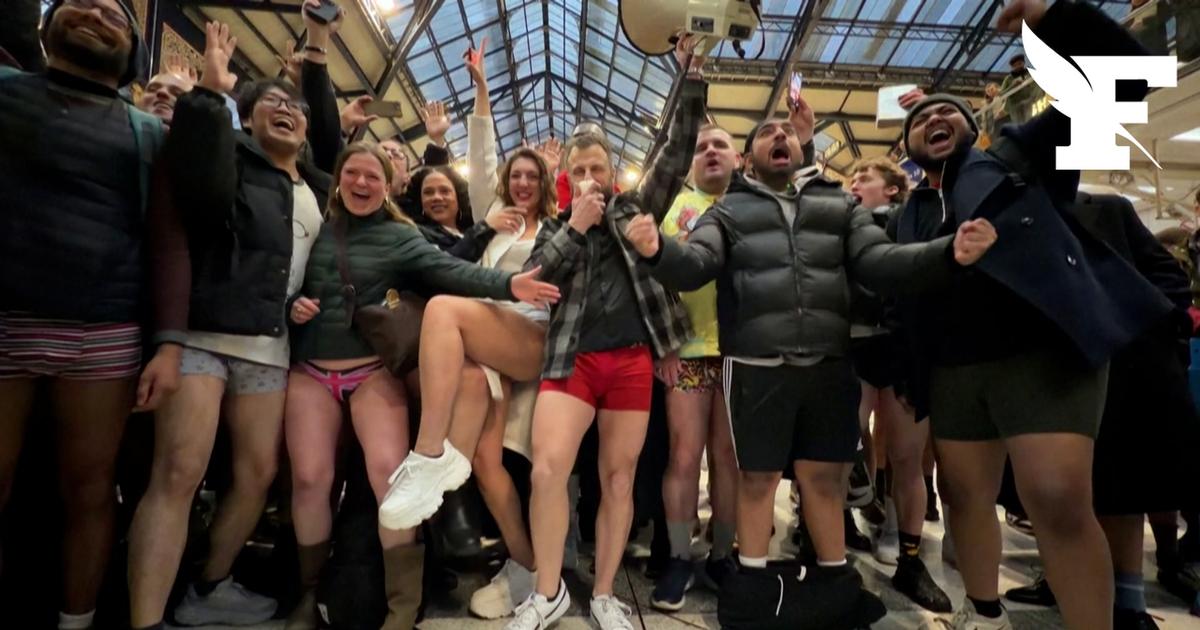 Royaume-Uni: les images de centaines de personnes sans pantalon dans le ...