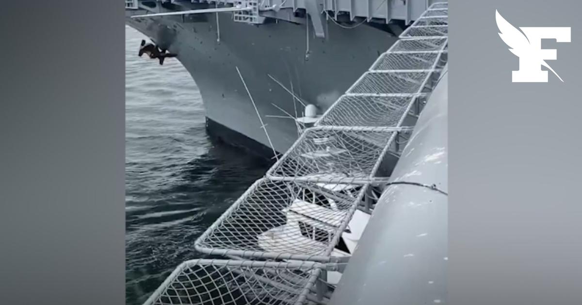 Les images impressionnantes d'une collision entre un yacht privé et l ...