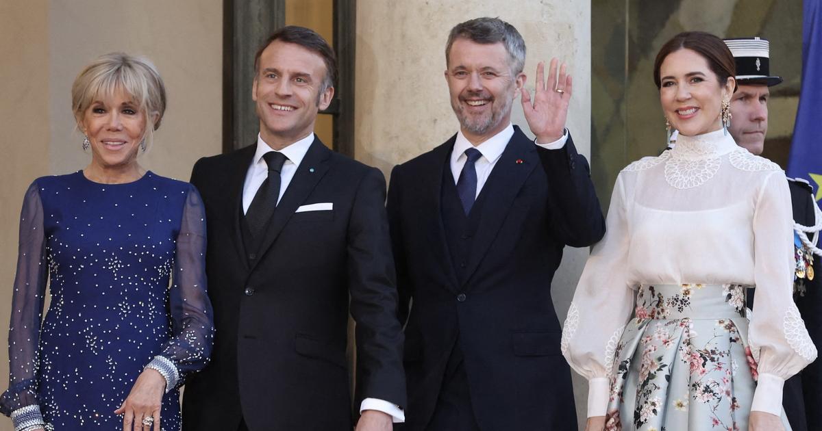 Brigitte et Emmanuel Macron accueillent Frederik X et Mary de Danemark ...