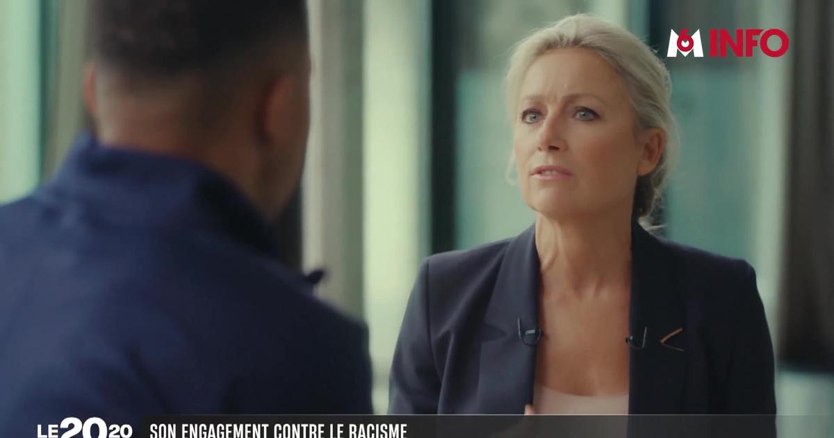 Anne-Sophie Lapix rame face à Kylian Mbappé pour le premier numéro du «20 20»
