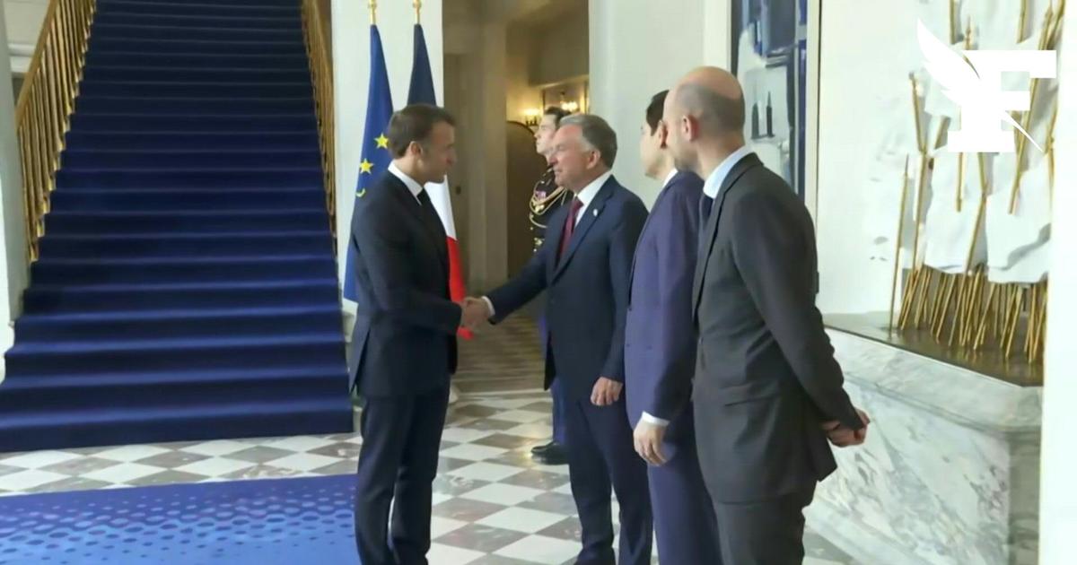 Les images du chef de la diplomatie américaine Marc Rubio à l’Élysée ...