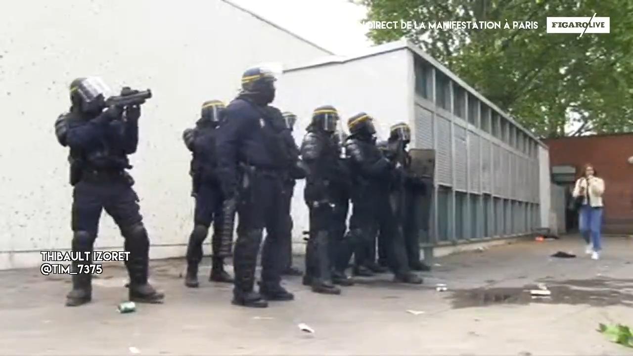 Manifestation du 1er mai : le cortège bloqué après l'action de casseurs