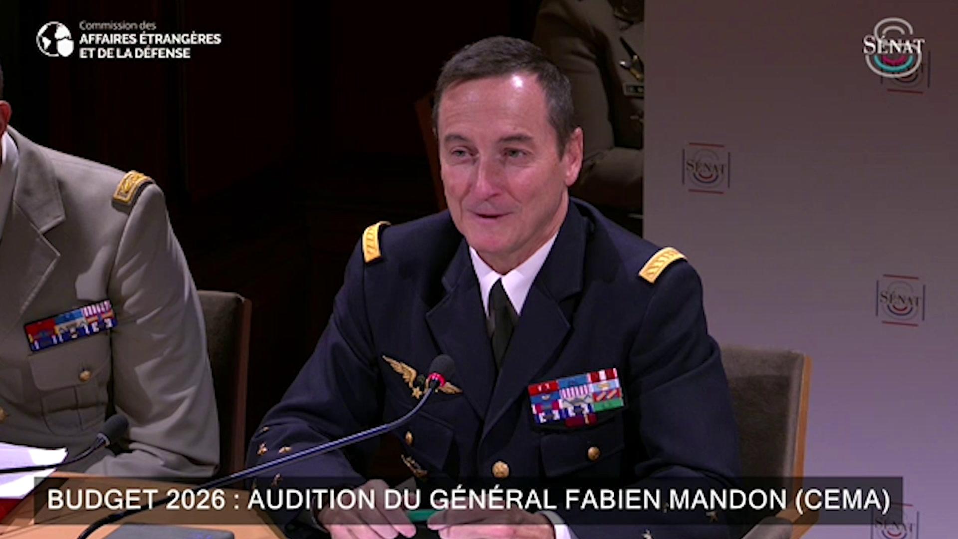 Le chef d'état major des armées Fabien Mandon s'inquiète d'une «atmosphère mondiale sur le ...