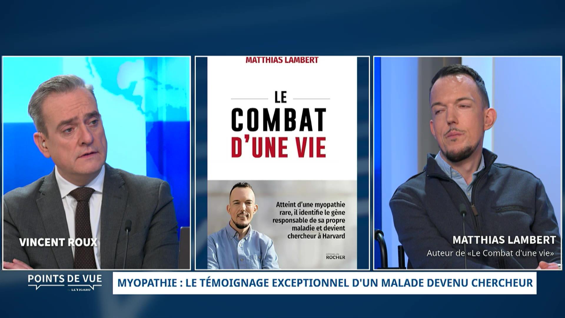 Myopathie : le témoignage exceptionnel de Matthias Lambert, un malade devenu chercheur