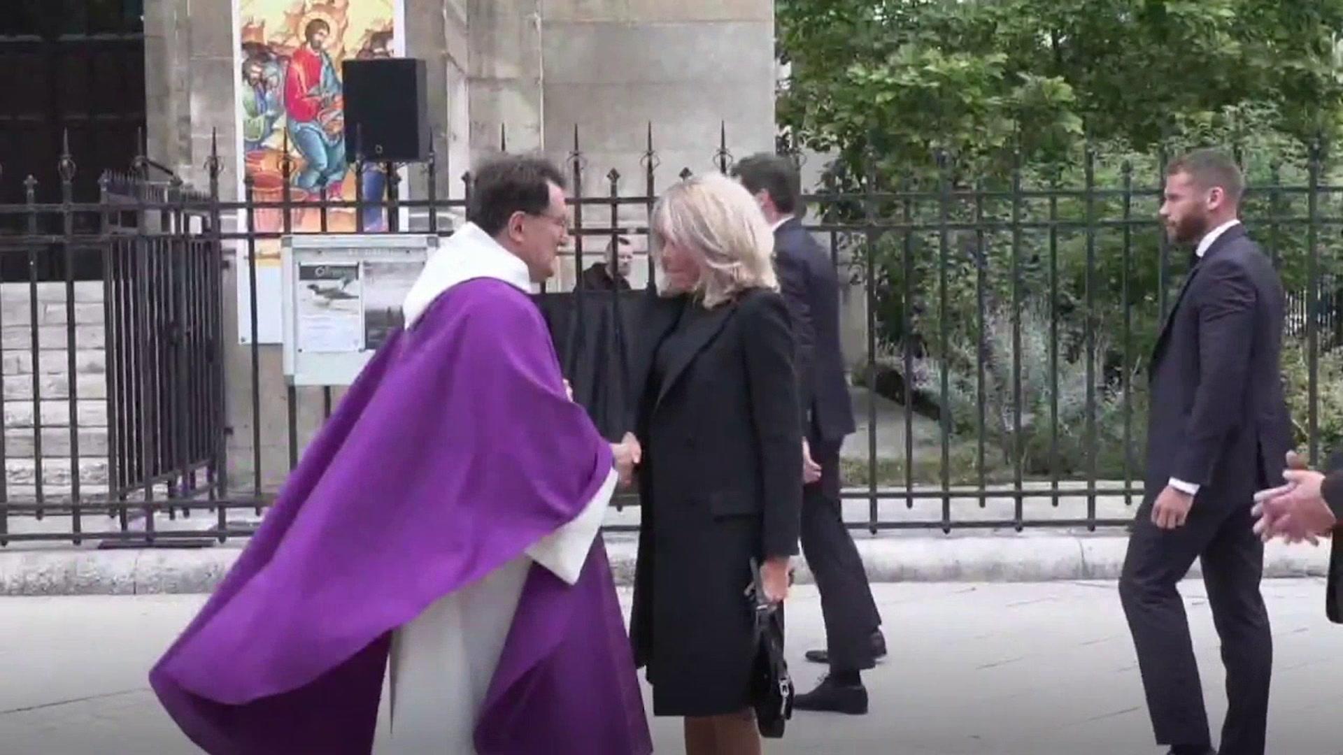 Obsèques de Bernadette Chirac : Brigitte Macron est arrivée sur les lieux