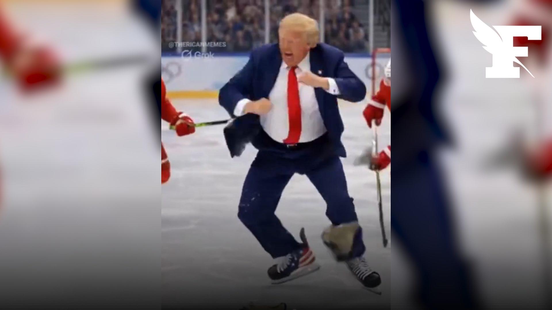 Les images de la vidéo générée par IA publiée par Donald Trump, se ...