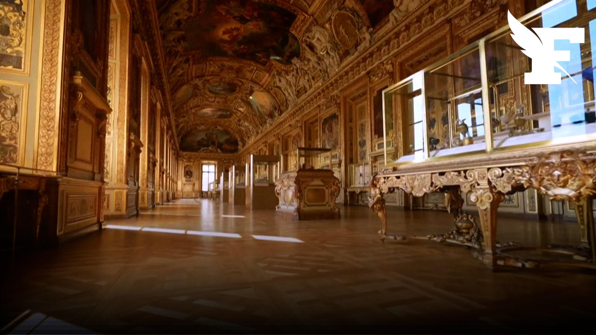 À quoi ressemble la galerie d'Apollon du musée du Louvre, visée par un ...
