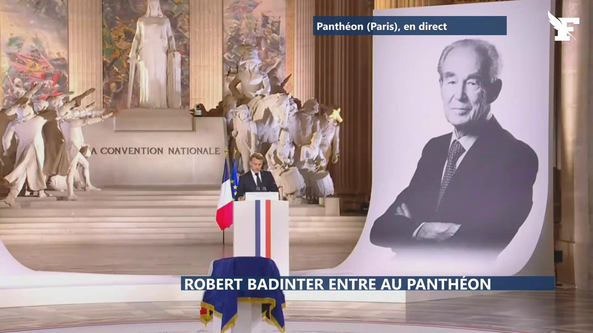 Robert Badinter au Panthéon: «La voix de Robert Badinter est singulière ...