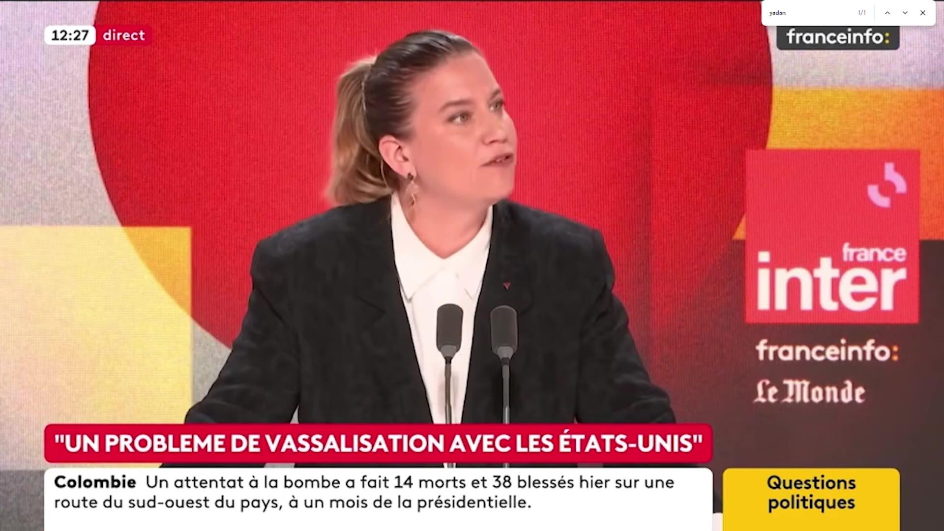 Mathilde Panot confirme la présence de LFI à la réunion dédiée à ...
