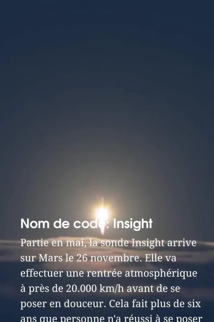 Mission Insight, la France et les États-Unis partent vers Mars