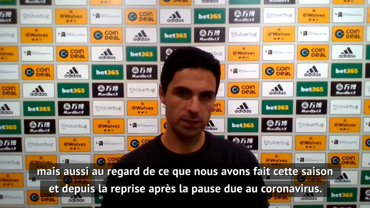 33e j. - Arteta : L'un de nos meilleurs matches