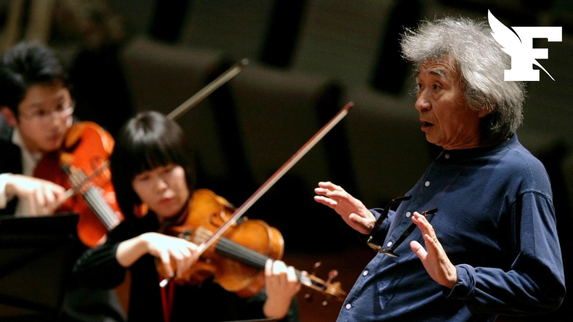 Le chef d’orchestre et magicien de la musique classique Seiji Ozawa s ...