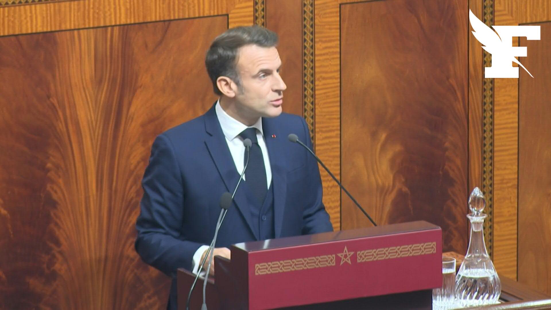 «Il faut un cessez-le-feu à Gaza», affirme Emmanuel Macron devant le ...