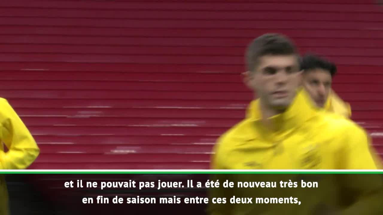 Chelsea - Favre : Pulisic n’a que 20 ans mais il va devenir très important