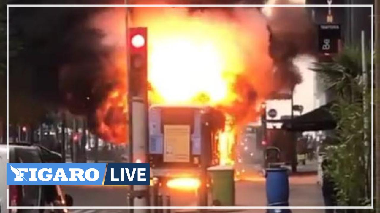Paris: un bus de la RATP en feu dans le 13e arrondissement
