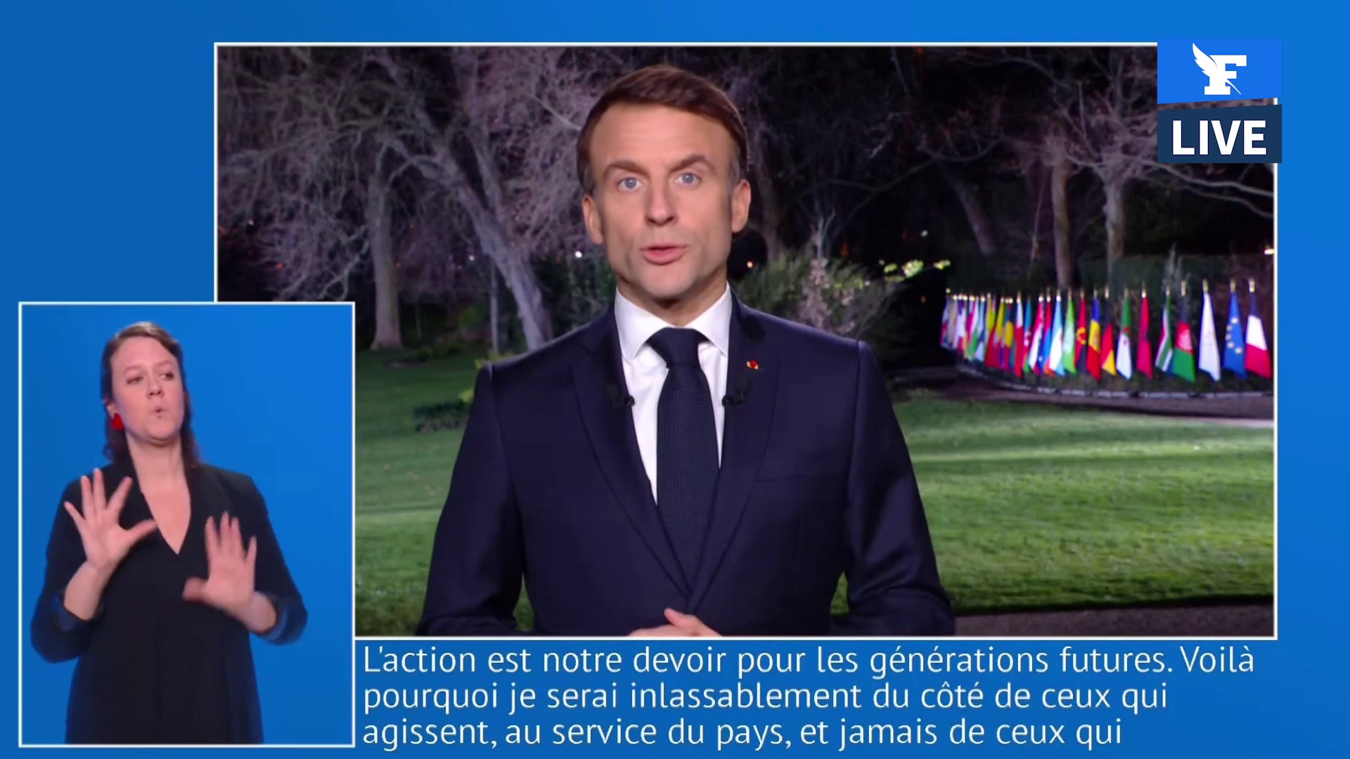 Vœux d'Emmanuel Macron: le président promet un «réarmement de la Nation face au dérèglement du ...